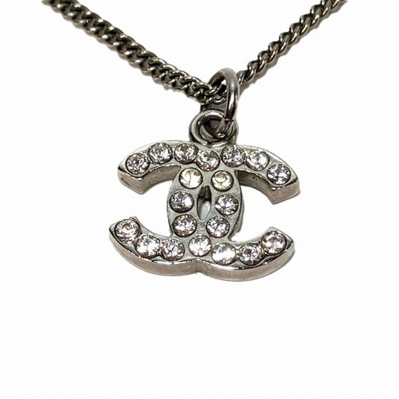 CHANEL | Jewelry | Chanel Coco Mark Rhinestone Accessory Necklace For ...